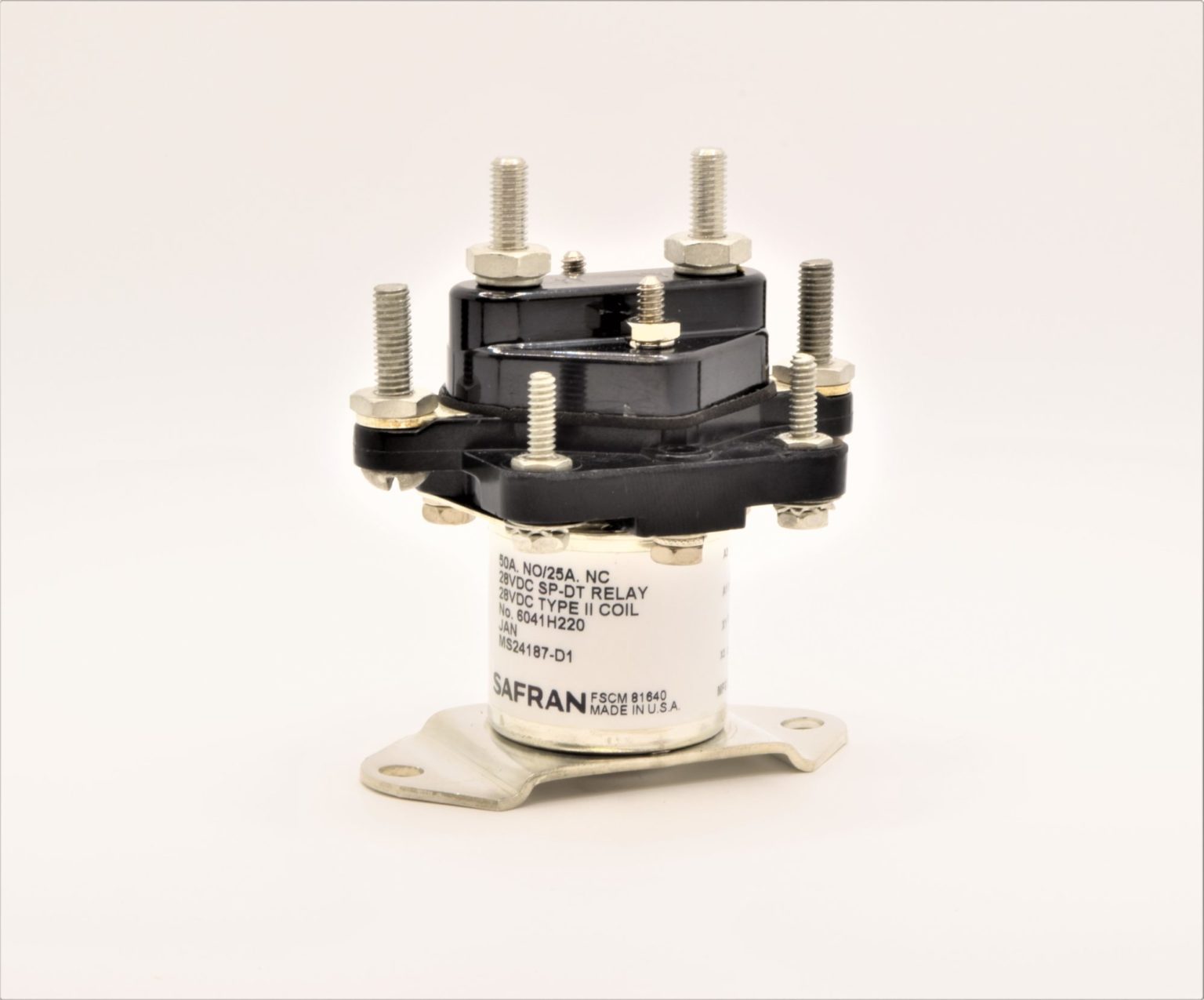 6041H220 MS24187-D1 Safran Power USA Electromagnetic Relay - Marine Air ...