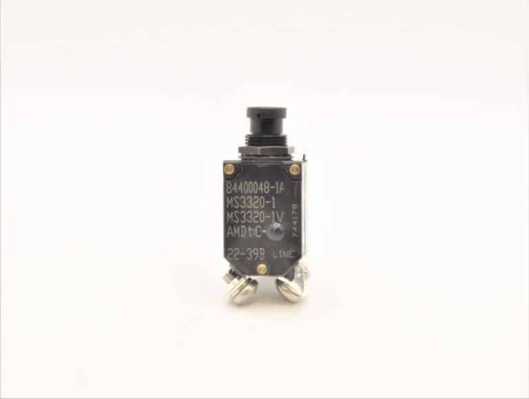 84400048 Circuit Breaker, MS3320-1, Push-Pull, Single Pole, Small Model ...