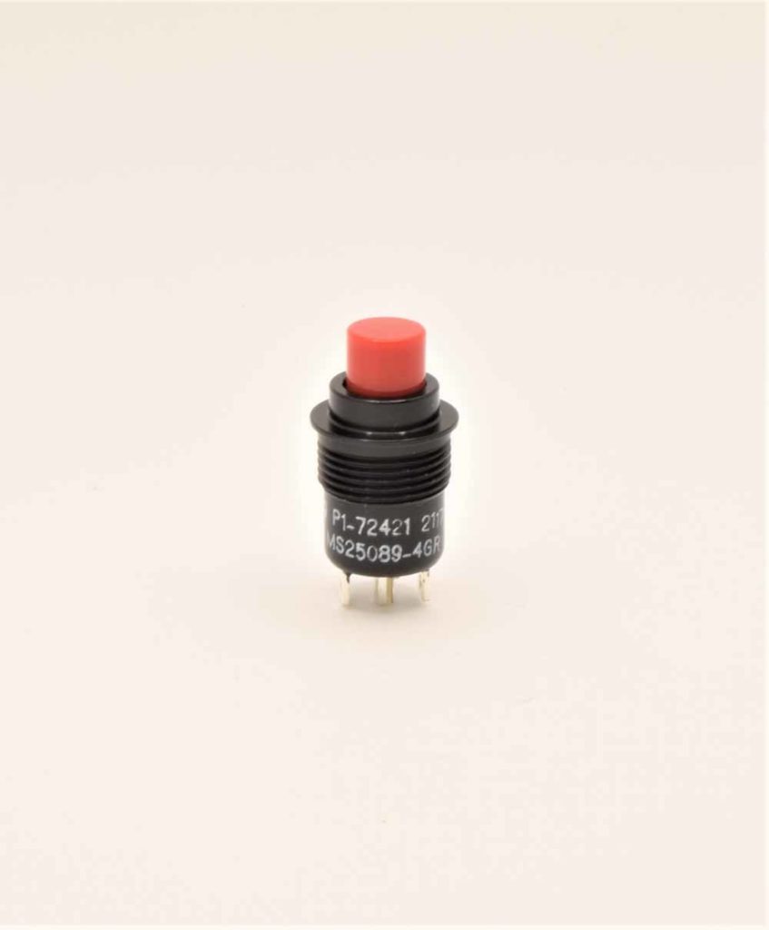 P1-72421 MS25089-4GR OTTO Pushbutton Switch - Marine Air Supply